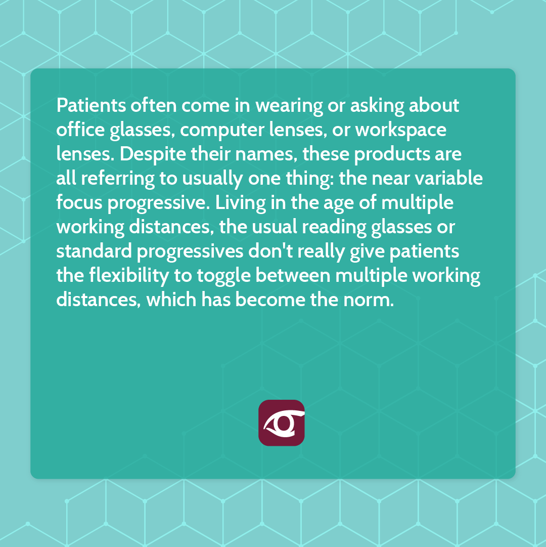 Not All Reading Glasses Are Created Equally: Near Variable Focus Lenses