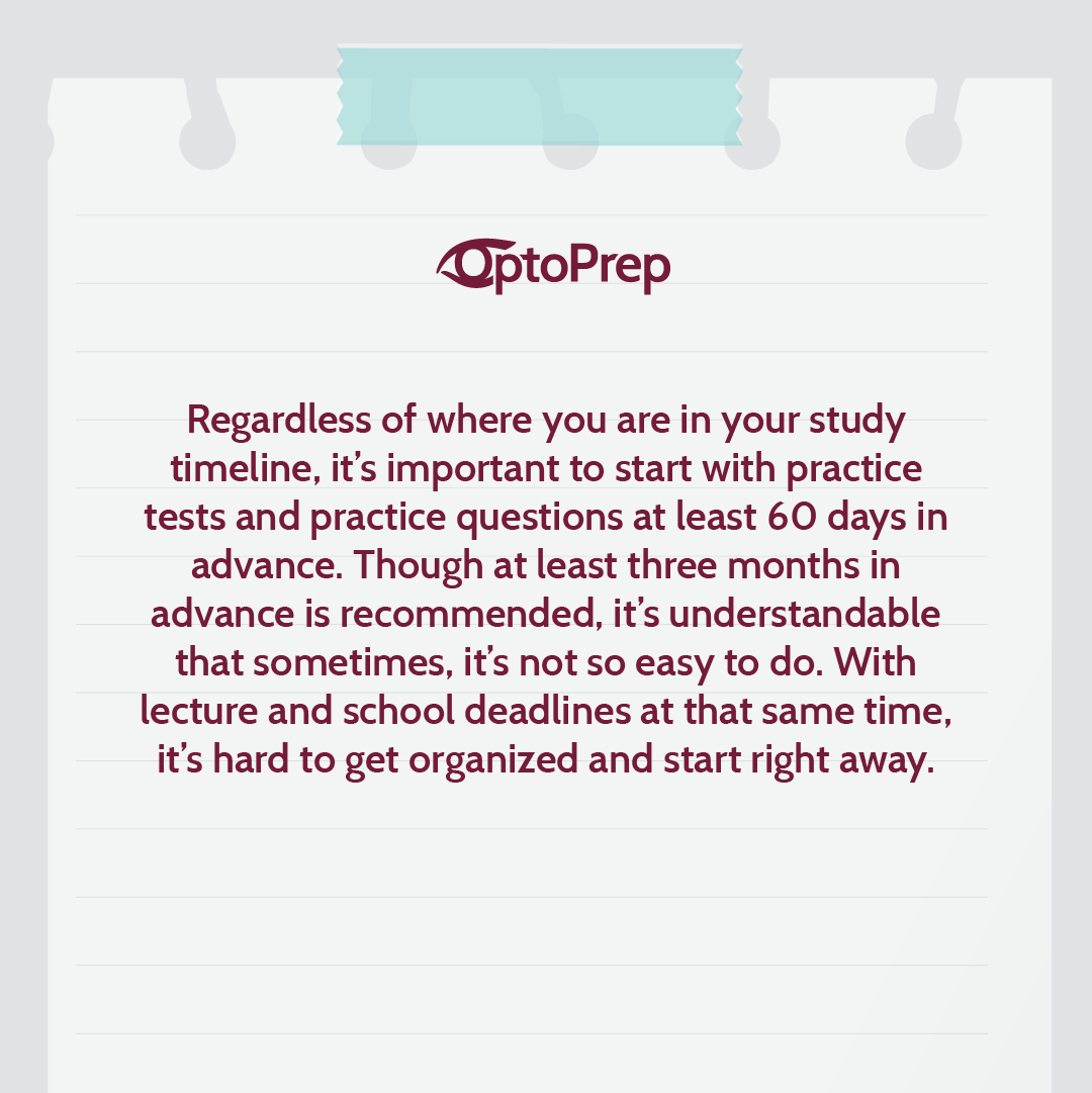 When should I start studying for NBEO Part 1?