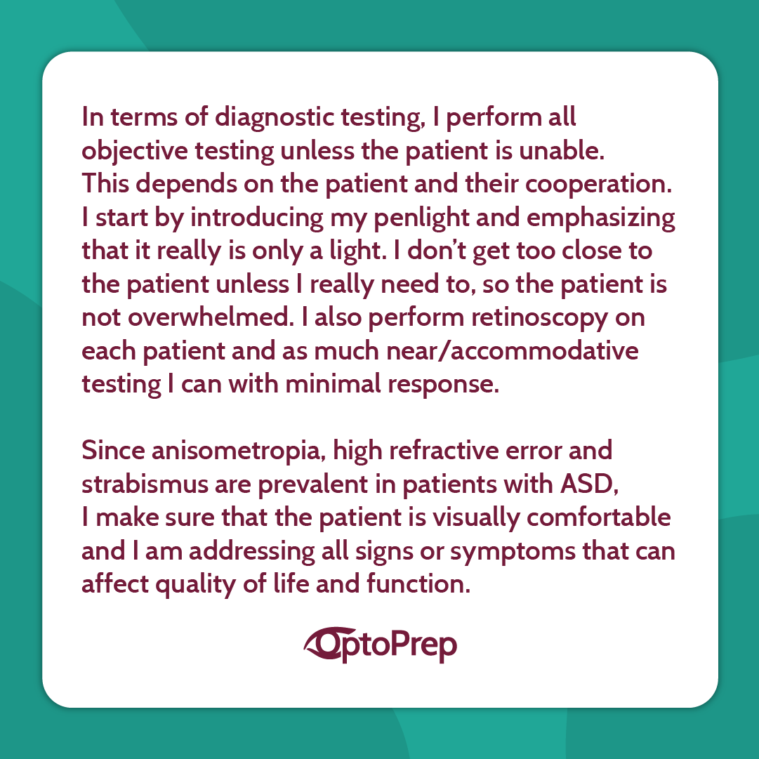 Considerations for Comprehensive Eye Exams for Patients with Autism ...